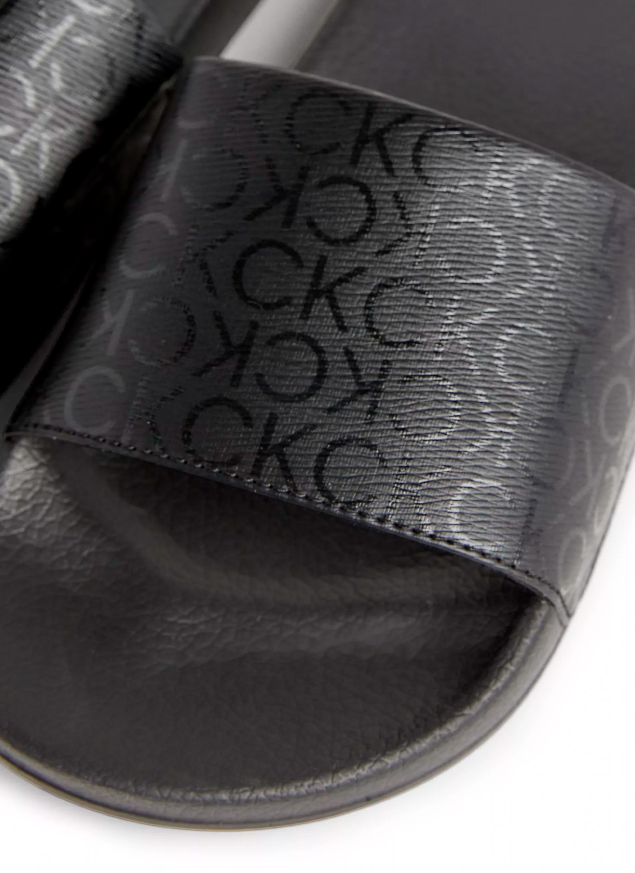 Calzado mujer CALVIN KLEIN POOL SLIDE EPI MONO color negro